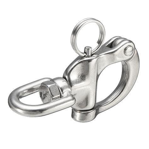 316 Stainless Steel Quick Release Boat Anchor Chain Eye Shackle Swivel