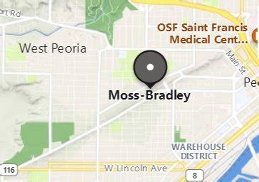 Where Is Moss Bradley Peoria Nbhd Illinois See Area Map More