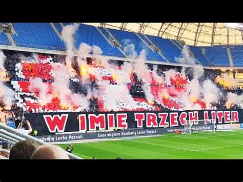 ŚŻK oprawa kibiców Lecha Poznań na meczu z Widzewem Łódź 04 09
