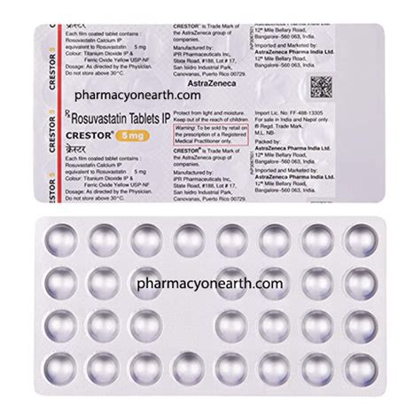 Rosuvastatin Mg Crestor Tablets Pharmacy On Earth
