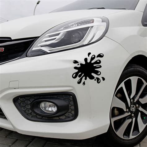 Cutting Sticker Bercak Cipratan Air Splash Stiker Mobil Bumper Lazada