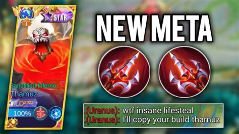 THAMUZ NEW ITEM BUILD ENDLESS BATTLE THAMUZ INSANE LIFESTEAL BUILD