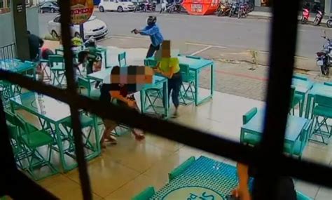 Câmera registra momento em que homem é executado a tiros na região