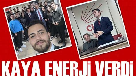 CHP Ortahisar Belediye Başkan Adayı Ahmet Kaya Gençlerle Buluştu