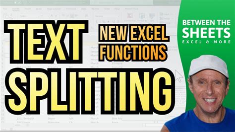 New Text Splitting Functions In Excel Youtube