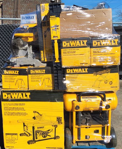 DEWALT TOOL PALLET LOT ID 011302 Untested Customer Returns Texas