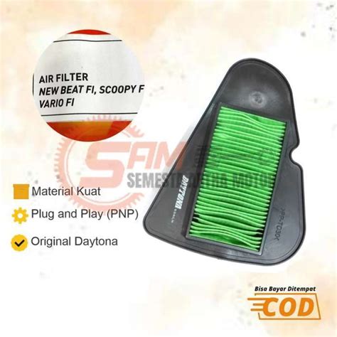Jual Filter Udara Daytona Beat Fi Scoopy Injection Vario Saringan Hawa