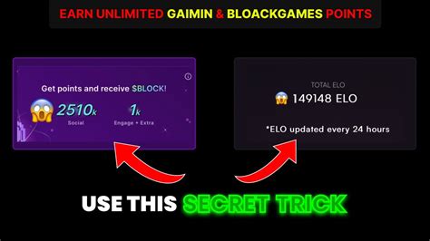 Trick To Earn Unlimited Gaimin Gmrx Blockgames Block Points Youtube