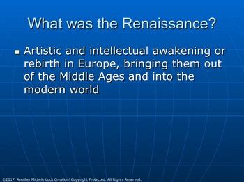 World History Final Exam REVIEW PowerPoint Renaissance To Modern Day