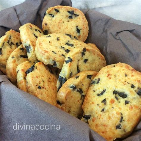 Galletas Saladas De Queso Y Aceitunas Receta De DIVINA COCINA