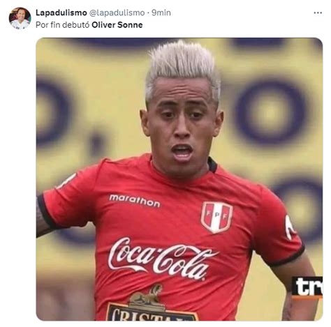 Oliver Sonne y los memes que dejó su debut de la selección peruana Latina