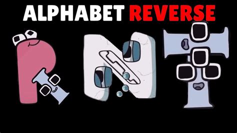 Alphabet Lore A Z But It S Reverse Alphabet Lore Animation