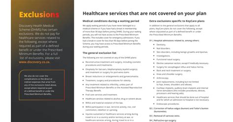 Discovery Health Keycare Plus Medical Aid Plan