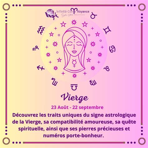 Signe astrologique de la Vierge traits de caractère compatibilité