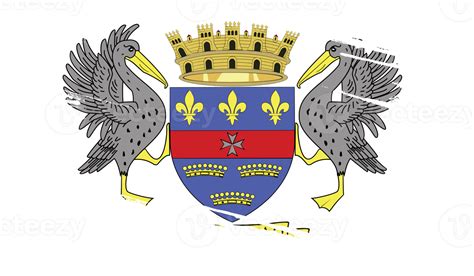 Free santo barthélemy bandiera nel grunge stile 12025197 PNG with