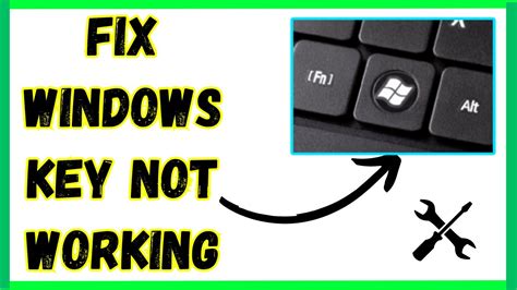 How To Fix Windows Key Not Working On Windows Windows Button