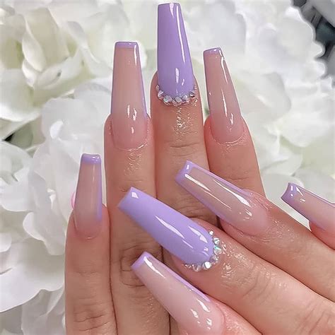 Arriba Imagen U As Acrilicas Lilas Pastel Abzlocal Mx