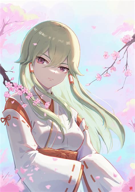 Kuki Shinobu Genshin Impact Drawn By Ermu Enmmm Danbooru