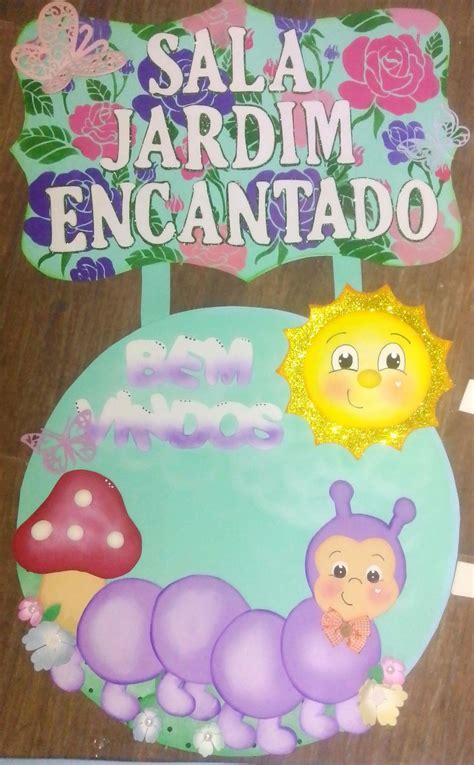 Kit Decoração Sala de Aula Jardim Encantado Elo7