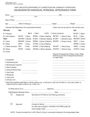 Fillable Online Doccs Ny Form 6901B 12 21 Photocopy Locally As