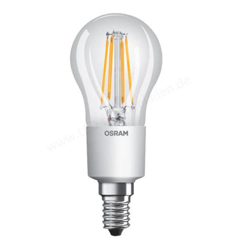 Osram LED Superstar Retrofit Classic P40 Dimmbar Tropfen E14 4 5W 4