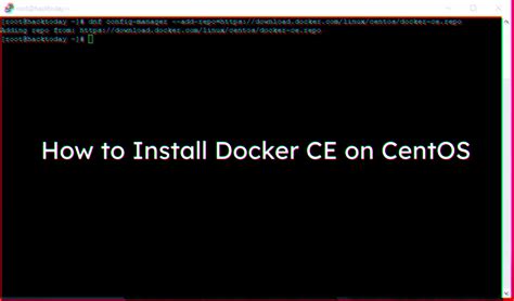How To Install Docker CE On CentOS 8 7 RHEL 8 In 2022 Installation