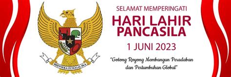 Spanduk Hari Lahir Pancasila 1 Juni 2023 Format Psd Gratis Spanduk