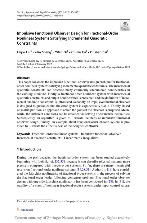 impulsive functional observer design for fractional order nonlinear systems satisfying