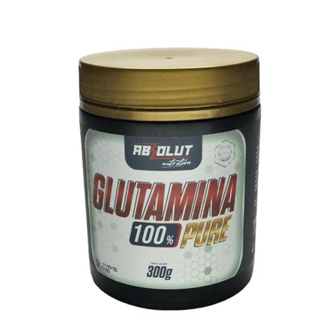 Glutamina 100 Pura 300G Da Absolut Nutrition No Shoptime