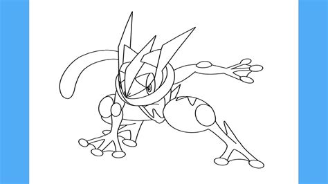 Como Desenhar O Ash Greninja Pok Mon Como Desenhar Pok Mon Youtube