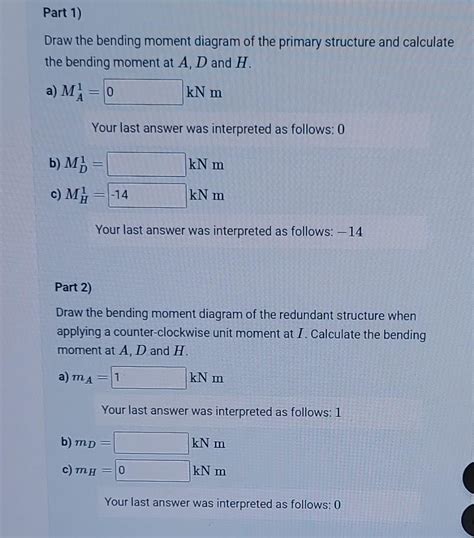 solved week 5 question 1 using the force method