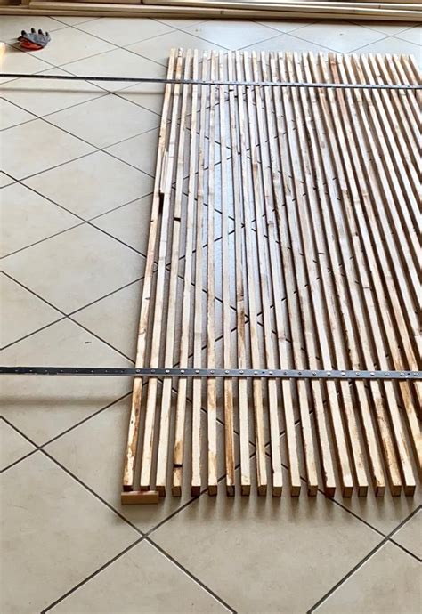 DIY14 Une tête de lit en tasseaux à faire soi même Mon tout Mon