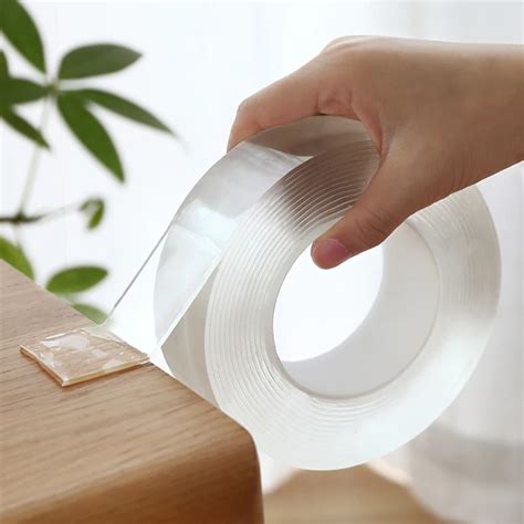 1M 3M 5M X3cm Nano Band Doppelseitiges Klebeband Transparent Keine Spur