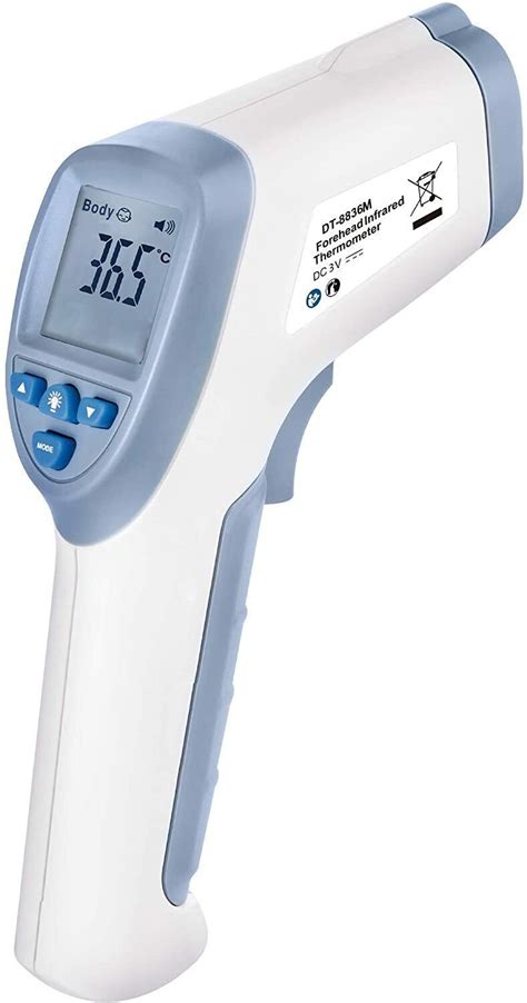Thermometer Digital Vorne Infrarot DT8836M Display LCD Alarm