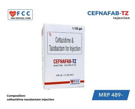 Ceftazidime Tazobactam Injection 1 125gm At Rs 489 Vial In Jhansi ID