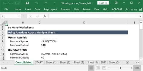 how to sum across multiple sheets in excel simple method vrogue