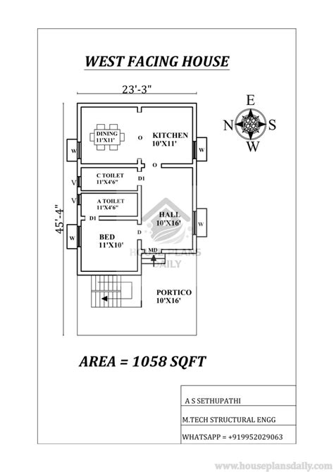 West Facing House Plans As Per Vastu Shastra Book House Designs And