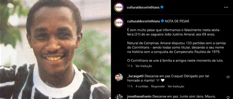 Corinthians Lamenta Falecimento De Amaral Marcante Zagueiro Dos Anos 1970