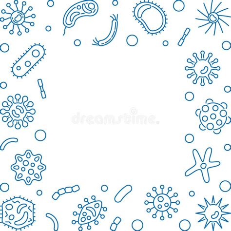 Ejemplo Redondo Del Esquema De La Microbiología Del Vector De La Porn