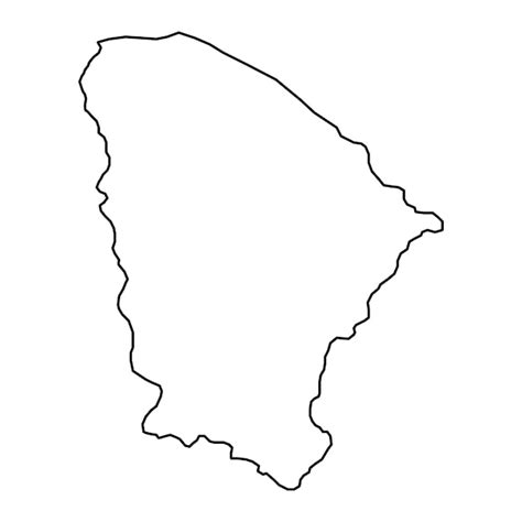Ceará mapa estado de brasil vector ilustración Vector Premium