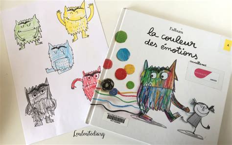 La couleur des émotions Anna Llenas Louloutediary
