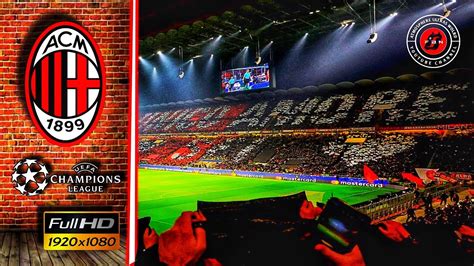 CURVA SUD MILANO ACTION SHOW CHOREO AT SAN SIRO CHAMPION LEAGUE
