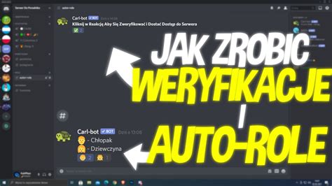 Jak Zrobi Weryfikacje I Auto Role Na Serwerze Discord Discord