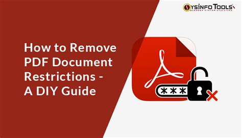 how to remove pdf document restrictions without software diy guide how to remove pdf