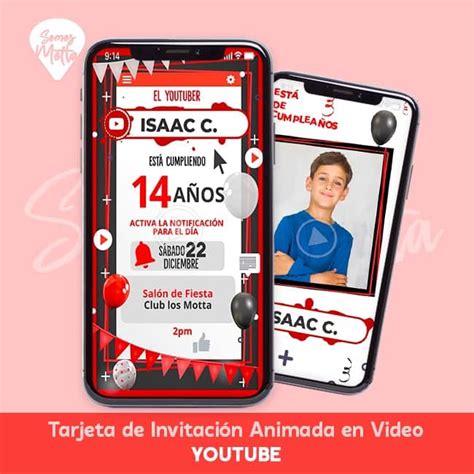 VIDEO INVITACIÓN TEMATICA YOUTUBE Somos Motta