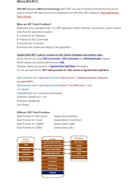 microsoft activex data objects sqlconnection sqlcommand sqldatareader sql system data