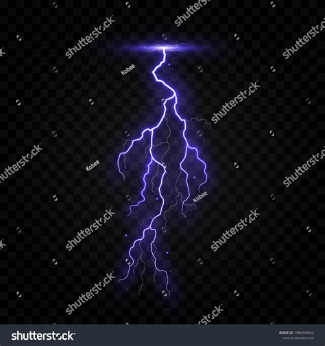 Vector Lightning Lightning Png Thunderstorm Lighting Stock Vector
