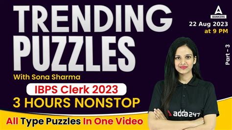 Reasoning Puzzles For Bank Exam RRB SBI IBPS LIC By Sona