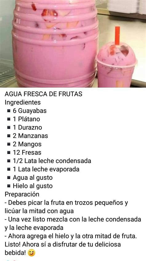 Pin By Camila Teodora On Bebidas Limonadas Y Agua Fresca Smoothie