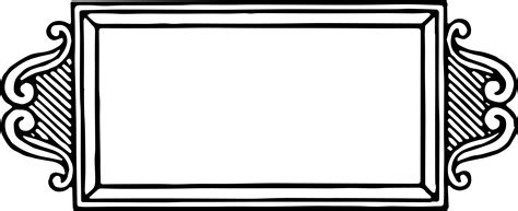 Vintage Border Frame Rectangle Png
